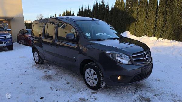 Pelēks Mercedes-Benz Citan 2017 Kuršėnai, ar dzinēja tilpumu 1.46 L un nobraukumu 200 tūkst. km par 8400 €, foto 3 vietnē AUTOMOTO.COM.LV