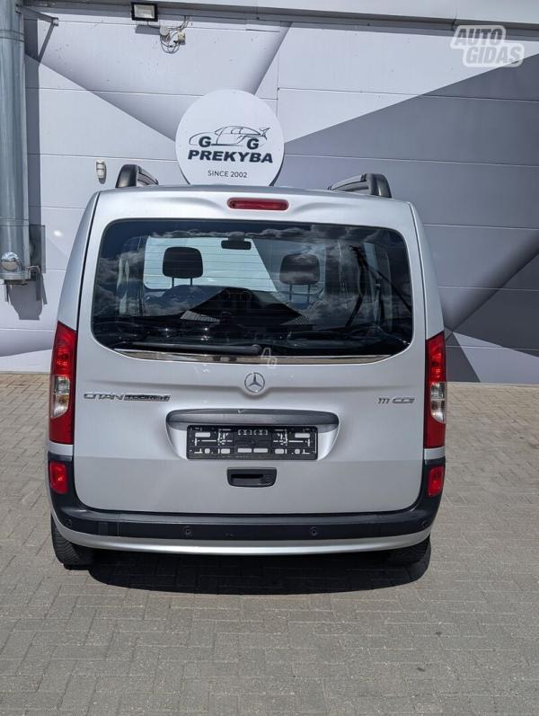 Grey Mercedes-Benz Citan 2017 in Ramuciai, with an engine capacity of 1.50 L and mileage of 218 thousand km for 7450 €, photo 6 on AUTOMOTO.COM.LV