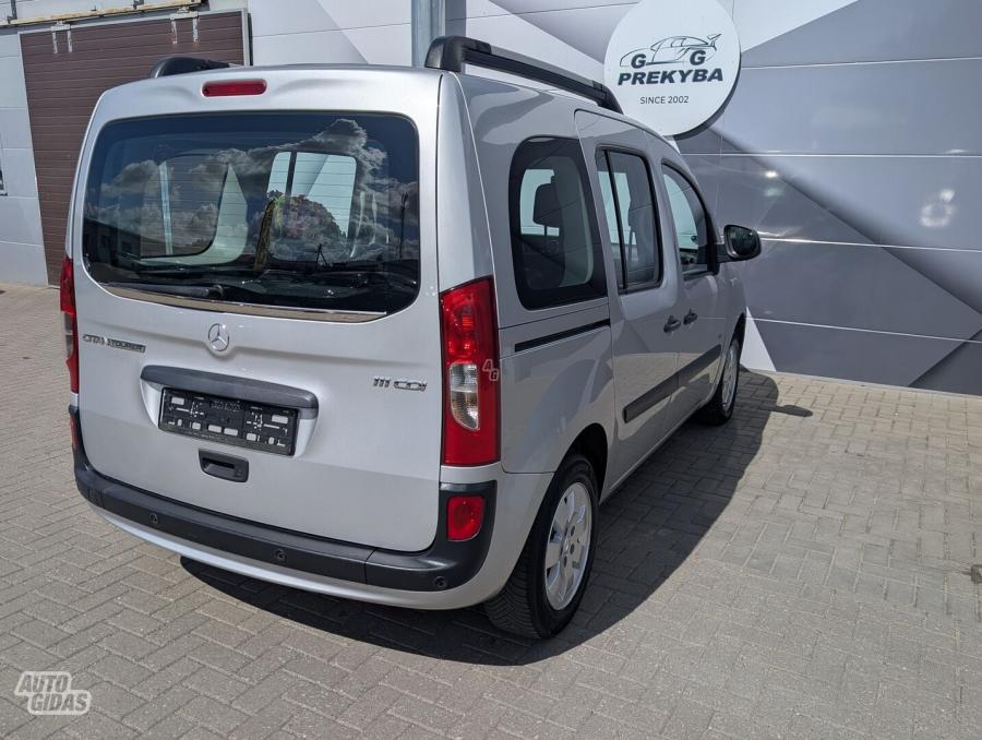 Grey Mercedes-Benz Citan 2017 in Ramuciai, with an engine capacity of 1.50 L and mileage of 218 thousand km for 7450 €, photo 7 on AUTOMOTO.COM.LV