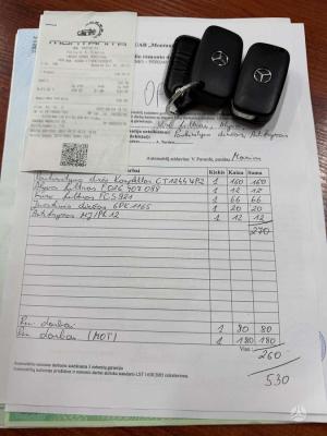 Grey Mercedes-Benz Citan 2020 in Siauliai, with an engine capacity of 1.46 L and mileage of 240 thousand km for 7700 €, photo 18 on AUTOMOTO.COM.LV