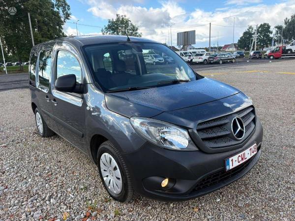 Grey Mercedes-Benz Citan 2014 in Taurage, with an engine capacity of 1.46 L and mileage of 201 thousand km for 5300 €, photo 1 on AUTOMOTO.COM.LV