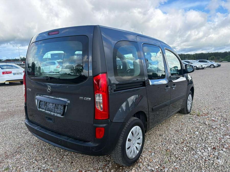 Pelēks Mercedes-Benz Citan 2014 Tauragė, ar dzinēja tilpumu 1.46 L un nobraukumu 201 tūkst. km par 5300 €, foto 6 vietnē AUTOMOTO.COM.LV