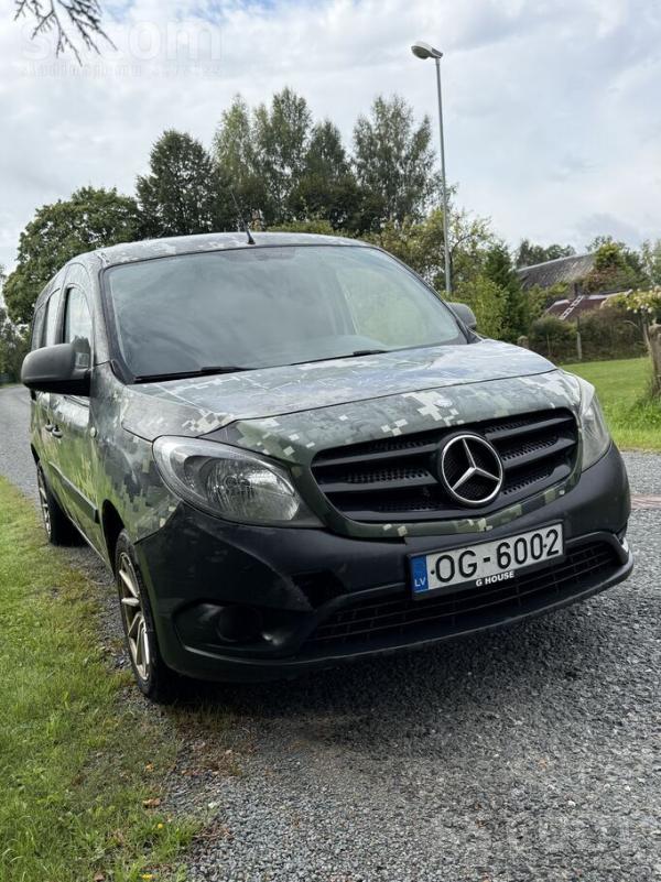Mercedes-Benz Citan 2014 in Kuldiga on AUTOMOTO.COM.LV Mercedes-Benz Citan 2014 in Kuldiga, with an engine capacity of 1.50 L and mileage of 400 thousand km for 3950 €, photo 3 on AUTOMOTO.COM.LV