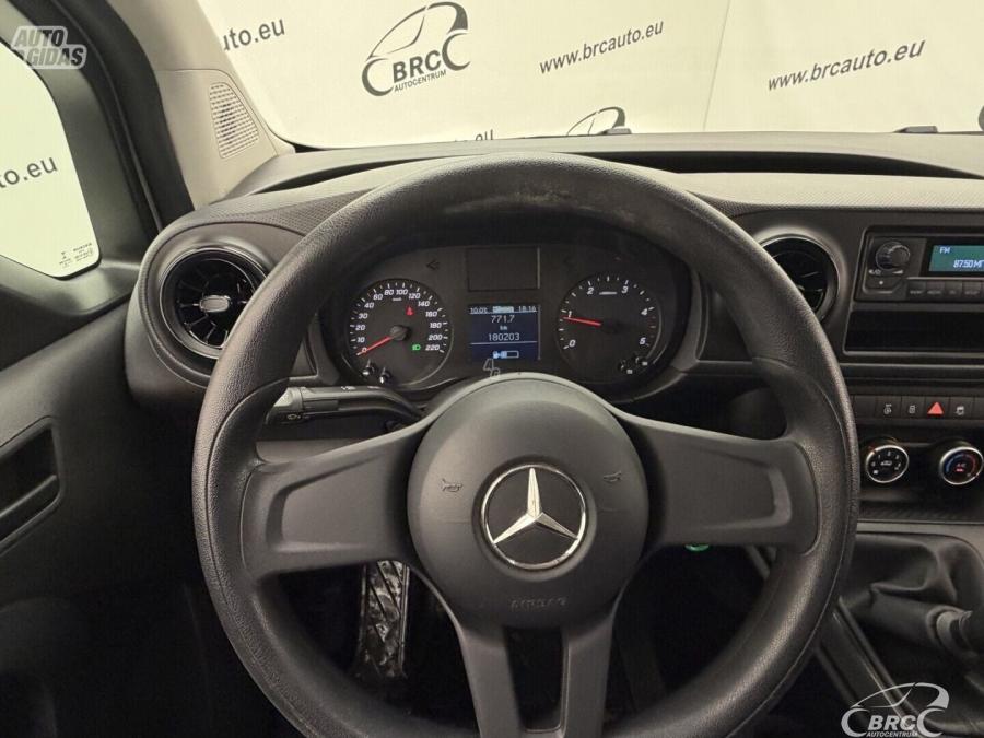 Balts Mercedes-Benz Citan 2022 Avižieniai, ar dzinēja tilpumu 1.50 L un nobraukumu 180 tūkst. km par 8900 €, foto 25 vietnē AUTOMOTO.COM.LV