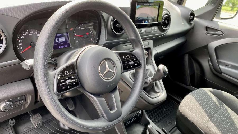 Balts Mercedes-Benz Citan 2022 Marijampole, ar dzinēja tilpumu 1.46 L un nobraukumu 39 tūkst. km par 13600 €, foto 17 vietnē AUTOMOTO.COM.LV