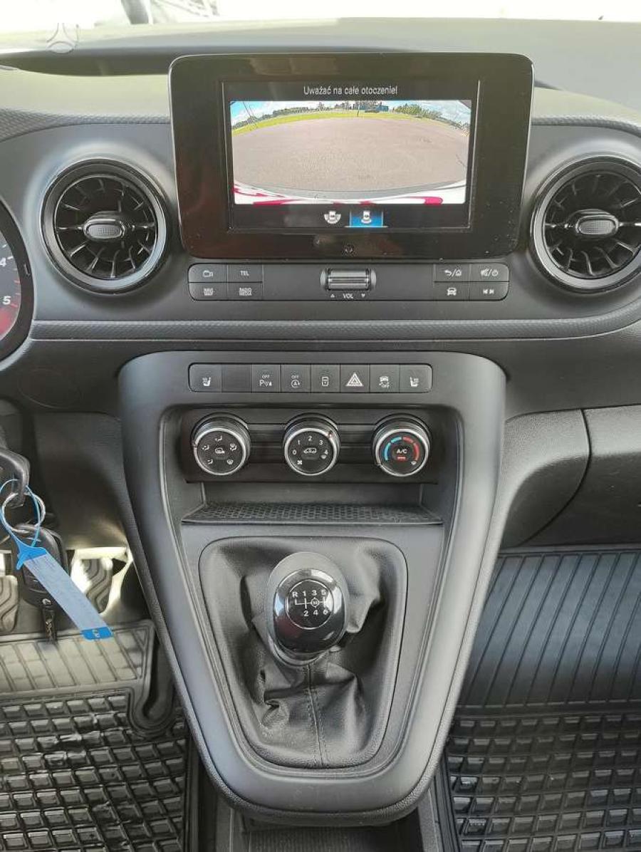 White Mercedes-Benz Citan 2022 in Kaunas, with an engine capacity of 1.50 L and mileage of 85 thousand km for 13900 €, photo 11 on AUTOMOTO.COM.LV