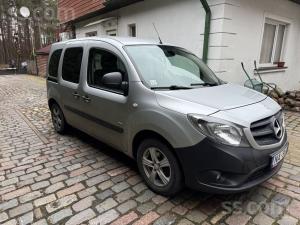 White Mercedes-Benz Citan 2015 in Riga, with an engine capacity of 1.50 L and mileage of 282 thousand km for 4700 €, photo 2 on AUTOMOTO.COM.LV