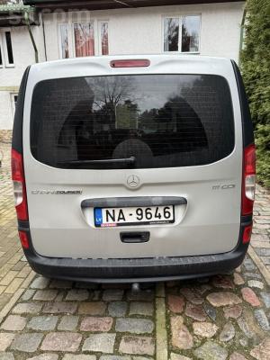 White Mercedes-Benz Citan 2015 in Riga, with an engine capacity of 1.50 L and mileage of 282 thousand km for 4700 €, photo 4 on AUTOMOTO.COM.LV
