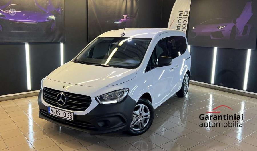 White Mercedes-Benz Citan 2022 in Vilnius, with an engine capacity of 1.50 L and mileage of 67 thousand km for 14950 €, photo 1 on AUTOMOTO.COM.LV
