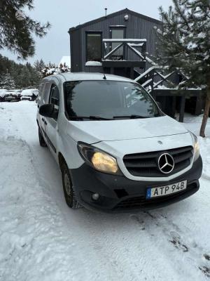 White Mercedes-Benz Citan 2021 in Kaunas, with an engine capacity of 1.50 L and mileage of 147 thousand km for 6000 €, photo 2 on AUTOMOTO.COM.LV