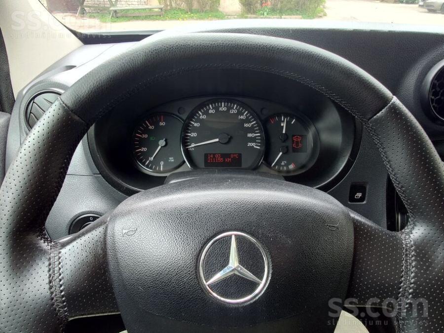 White Mercedes-Benz Citan 2014 in Liepaja, with an engine capacity of 1.50 L and mileage of 217 thousand km for 4590 €, photo 12 on AUTOMOTO.COM.LV