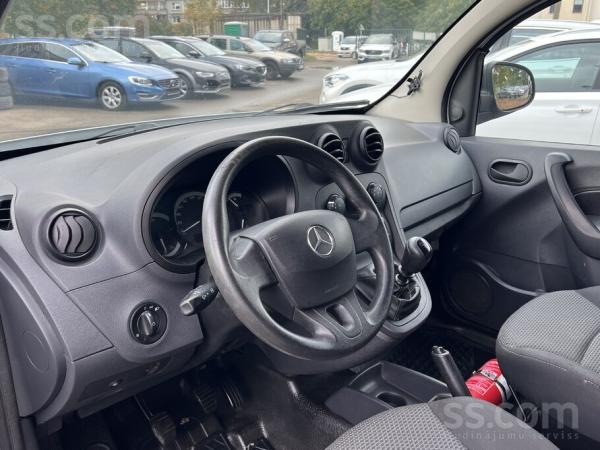 White Mercedes-Benz Citan 2017 in Limbazi, with an engine capacity of 1.50 L and mileage of 242 thousand km for 5950 €, photo 10 on AUTOMOTO.COM.LV