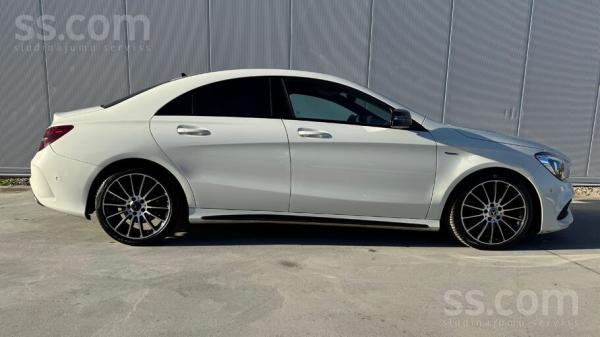 White Mercedes-Benz CL 180 2017 in Riga, with an engine capacity of 1.60 L and mileage of 118 thousand km for 15750 €, photo 3 on AUTOMOTO.COM.LV