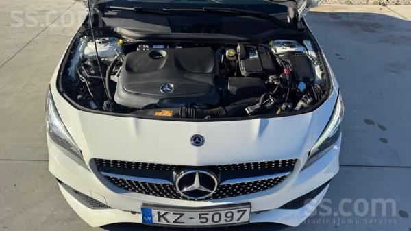 White Mercedes-Benz CL 180 2017 in Riga, with an engine capacity of 1.60 L and mileage of 118 thousand km for 15750 €, photo 9 on AUTOMOTO.COM.LV