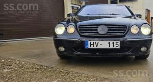 Melns Mercedes-Benz cl-500 2000 Dobele, ar dzinēja tilpumu 5.00 L un nobraukumu 450 tūkst. km par 6500 €, foto 7 vietnē AUTOMOTO.COM.LV