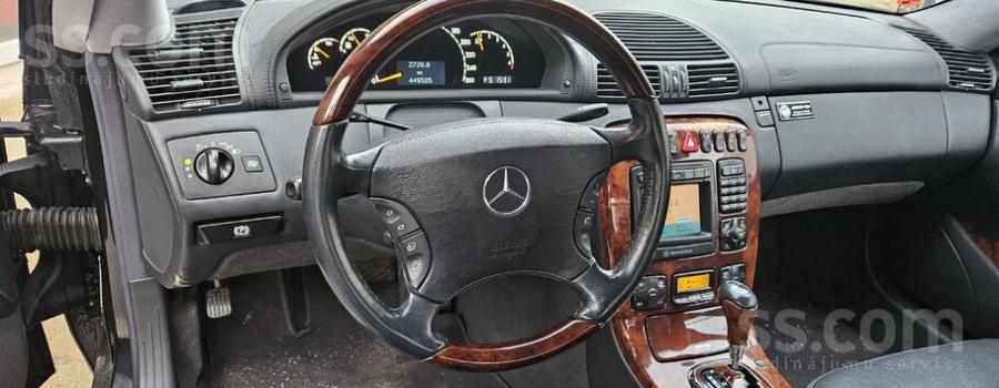 Melns Mercedes-Benz cl-500 2000 Dobele, ar dzinēja tilpumu 5.00 L un nobraukumu 450 tūkst. km par 6500 €, foto 9 vietnē AUTOMOTO.COM.LV