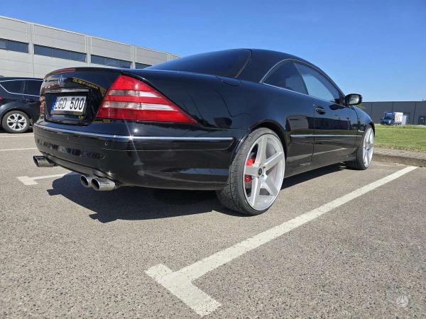 Black Mercedes-Benz cl-500 2000 in Siauliai, with an engine capacity of 5.00 L and mileage of 241 thousand km for 4600 €, photo 2 on AUTOMOTO.COM.LV