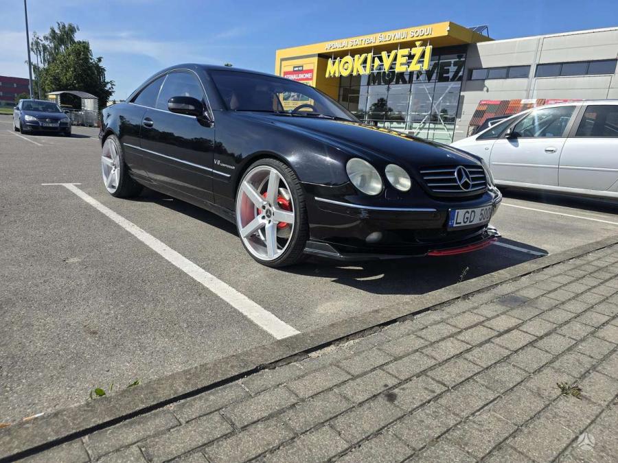 Melns Mercedes-Benz cl-500 2000 Šauļi, ar dzinēja tilpumu 5.00 L un nobraukumu 241 tūkst. km par 4600 €, foto 4 vietnē AUTOMOTO.COM.LV