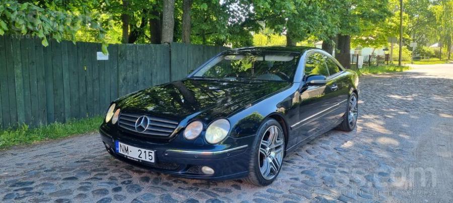 Черный Мерседес ЦЛ 500 2001 в Рига, объемом двигателя 5.00 л и пробегом 352 тыс. км за 4500 €, фото 1 на AUTOMOTO.COM.LV