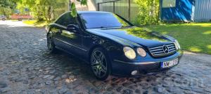 Черный Мерседес ЦЛ 500 2001 в Рига, объемом двигателя 5.00 л и пробегом 352 тыс. км за 4500 €, фото 3 на AUTOMOTO.COM.LV