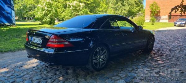 Black Mercedes-Benz cl-500 2001 in Riga, with an engine capacity of 5.00 L and mileage of 352 thousand km for 4500 €, photo 3 on AUTOMOTO.COM.LV
