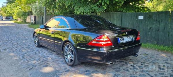 Black Mercedes-Benz cl-500 2001 in Riga, with an engine capacity of 5.00 L and mileage of 352 thousand km for 4500 €, photo 4 on AUTOMOTO.COM.LV