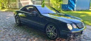 Черный Мерседес ЦЛ 500 2001 в Рига, объемом двигателя 5.00 л и пробегом 352 тыс. км за 4500 €, фото 8 на AUTOMOTO.COM.LV