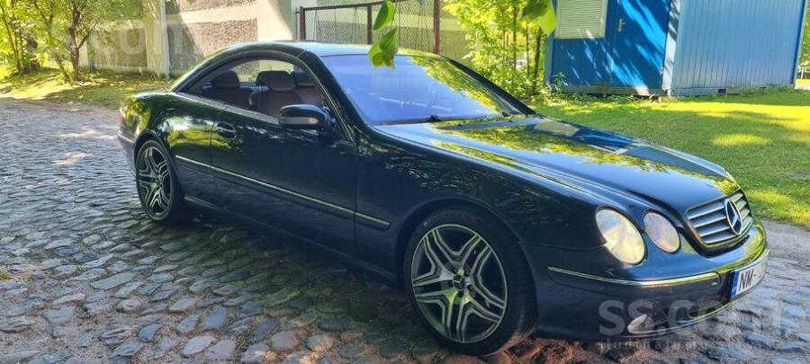 Черный Мерседес ЦЛ 500 2001 в Рига, объемом двигателя 5.00 л и пробегом 352 тыс. км за 4500 €, фото 8 на AUTOMOTO.COM.LV