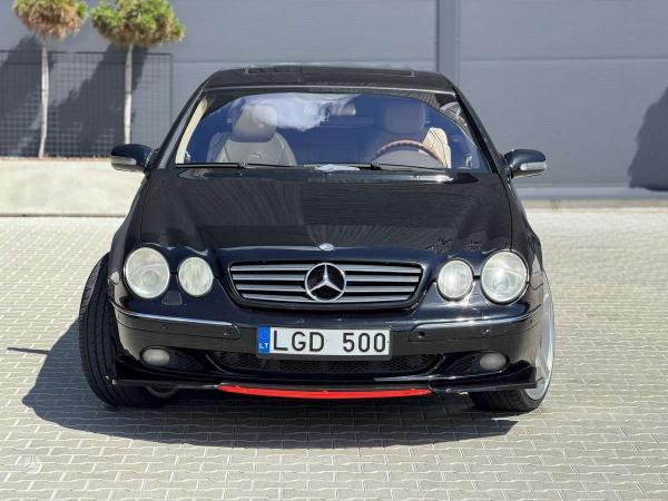 Black Mercedes-Benz cl-500 2001 in Siauliai, with an engine capacity of 4.97 L and mileage of 220 thousand km for 6000 €, photo 5 on AUTOMOTO.COM.LV