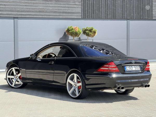 Black Mercedes-Benz cl-500 2001 in Siauliai, with an engine capacity of 4.97 L and mileage of 220 thousand km for 6000 €, photo 9 on AUTOMOTO.COM.LV