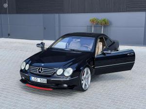 Black Mercedes-Benz cl-500 2001 in Siauliai, with an engine capacity of 4.97 L and mileage of 220 thousand km for 6000 €, photo  on AUTOMOTO.COM.LV