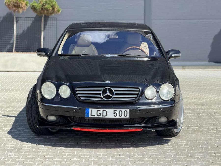 Melns Mercedes-Benz cl-500 2001 Šauļi, ar dzinēja tilpumu 4.97 L un nobraukumu 220 tūkst. km par 5600 €, foto 6 vietnē AUTOMOTO.COM.LV