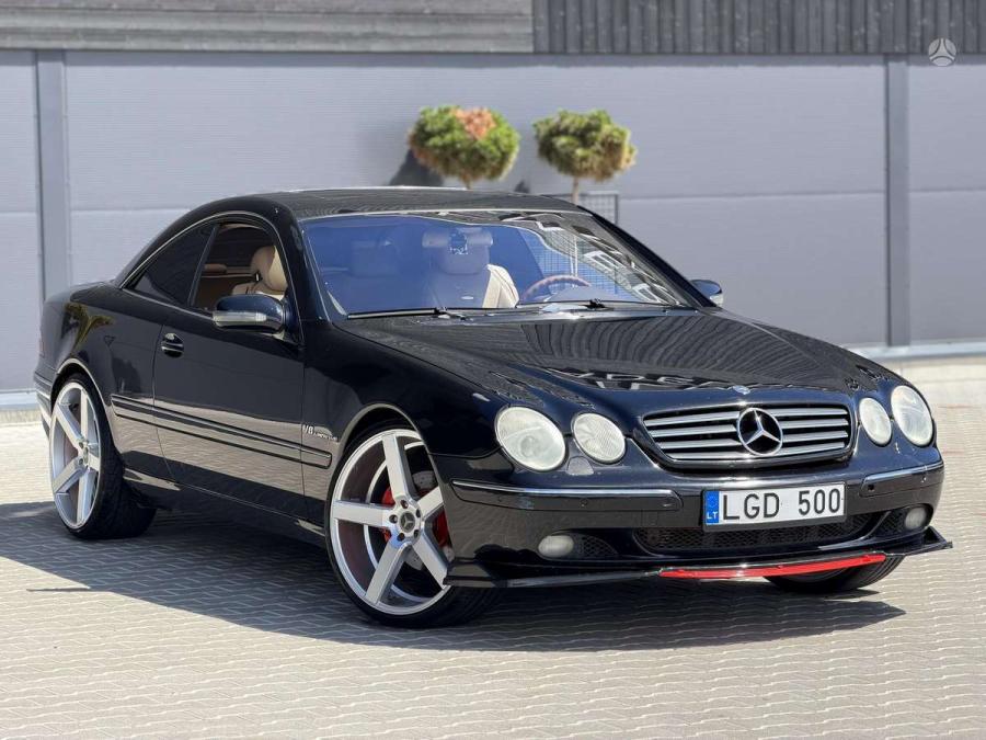 Melns Mercedes-Benz cl-500 2001 Šauļi, ar dzinēja tilpumu 4.97 L un nobraukumu 220 tūkst. km par 5600 €, foto 8 vietnē AUTOMOTO.COM.LV