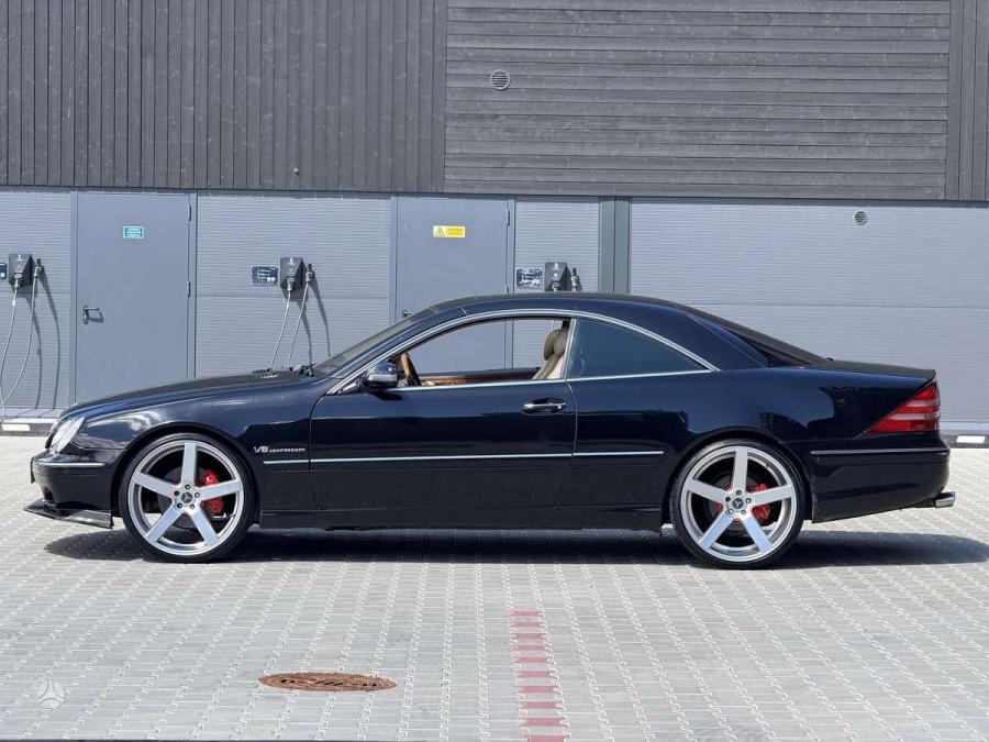 Melns Mercedes-Benz cl-500 2001 Šauļi, ar dzinēja tilpumu 4.97 L un nobraukumu 220 tūkst. km par 5600 €, foto 9 vietnē AUTOMOTO.COM.LV