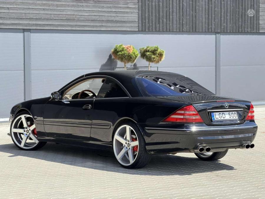 Melns Mercedes-Benz cl-500 2001 Šauļi, ar dzinēja tilpumu 4.97 L un nobraukumu 220 tūkst. km par 5600 €, foto 10 vietnē AUTOMOTO.COM.LV