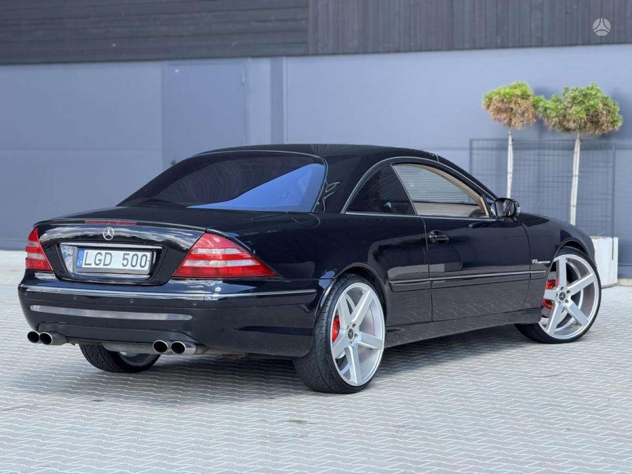 Melns Mercedes-Benz cl-500 2001 Šauļi, ar dzinēja tilpumu 4.97 L un nobraukumu 220 tūkst. km par 5600 €, foto 14 vietnē AUTOMOTO.COM.LV