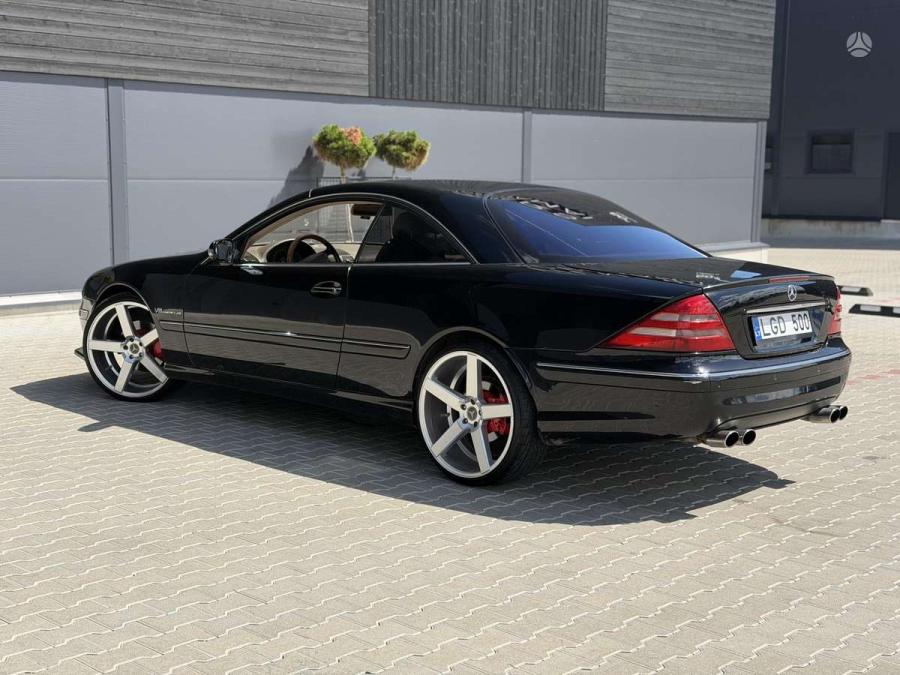 Melns Mercedes-Benz cl-500 2001 Šauļi, ar dzinēja tilpumu 4.97 L un nobraukumu 220 tūkst. km par 5600 €, foto 16 vietnē AUTOMOTO.COM.LV