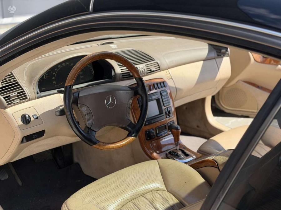 Melns Mercedes-Benz cl-500 2001 Šauļi, ar dzinēja tilpumu 4.97 L un nobraukumu 220 tūkst. km par 5600 €, foto 19 vietnē AUTOMOTO.COM.LV