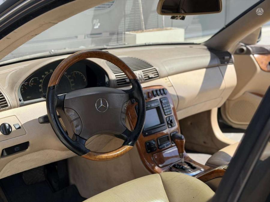 Melns Mercedes-Benz cl-500 2001 Šauļi, ar dzinēja tilpumu 4.97 L un nobraukumu 220 tūkst. km par 5600 €, foto 20 vietnē AUTOMOTO.COM.LV