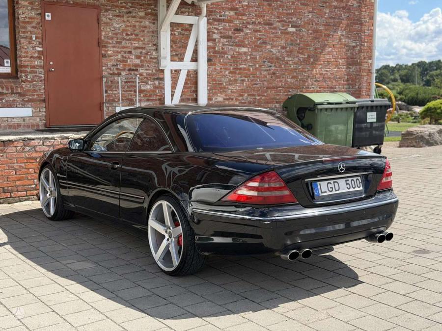 Melns Mercedes-Benz cl-500 2001 Šauļi, ar dzinēja tilpumu 4.97 L un nobraukumu 220 tūkst. km par 5600 €, foto 24 vietnē AUTOMOTO.COM.LV
