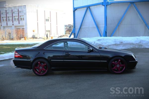 Black Mercedes-Benz cl-500 2002 in Riga, with an engine capacity of 5.00 L and mileage of 300 thousand km for 7495 €, photo 4 on AUTOMOTO.COM.LV