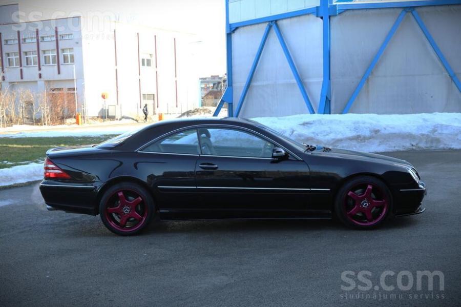 Melns Mercedes-Benz cl-500 2002 Rīga, ar dzinēja tilpumu 5.00 L un nobraukumu 300 tūkst. km par 7495 €, foto 5 vietnē AUTOMOTO.COM.LV