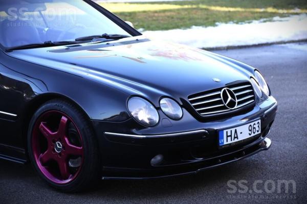Black Mercedes-Benz cl-500 2002 in Riga, with an engine capacity of 5.00 L and mileage of 300 thousand km for 7495 €, photo 6 on AUTOMOTO.COM.LV