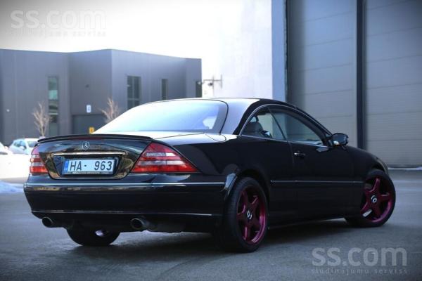 Black Mercedes-Benz cl-500 2002 in Riga, with an engine capacity of 5.00 L and mileage of 300 thousand km for 7495 €, photo 8 on AUTOMOTO.COM.LV