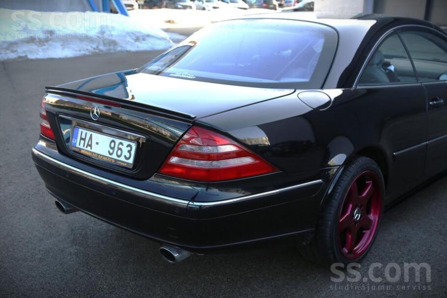 Melns Mercedes-Benz cl-500 2002 Rīga, ar dzinēja tilpumu 5.00 L un nobraukumu 300 tūkst. km par 7495 €, foto 18 vietnē AUTOMOTO.COM.LV