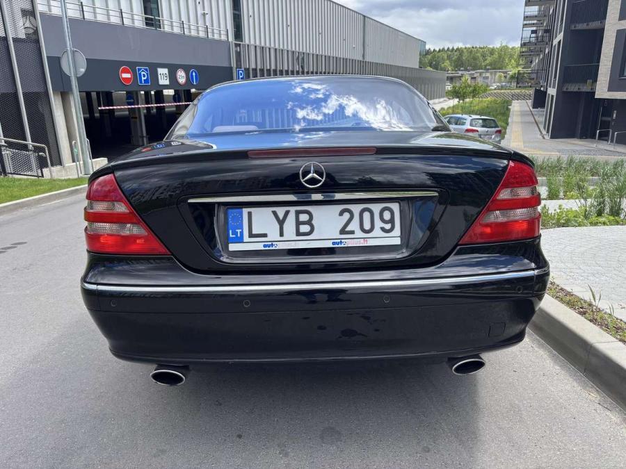 Melns Mercedes-Benz cl-500 2002 Viļņa, ar dzinēja tilpumu 5.00 L un nobraukumu 272 tūkst. km par 7000 €, foto 5 vietnē AUTOMOTO.COM.LV
