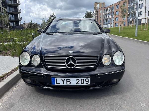 Melns Mercedes-Benz cl-500 2002 Viļņa, ar dzinēja tilpumu 5.00 L un nobraukumu 272 tūkst. km par 7000 €, foto 5 vietnē AUTOMOTO.COM.LV