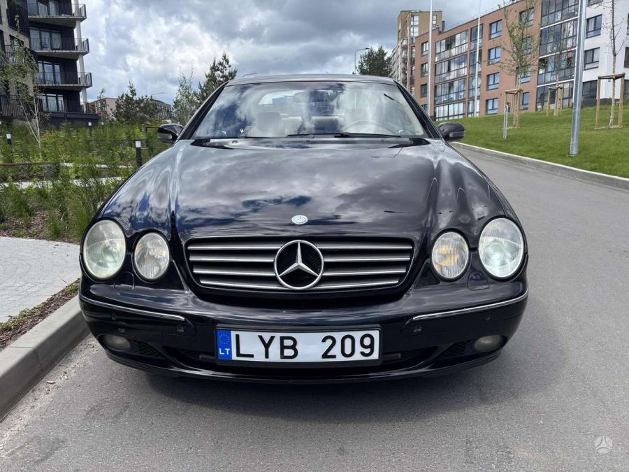 Melns Mercedes-Benz cl-500 2002 Viļņa, ar dzinēja tilpumu 5.00 L un nobraukumu 272 tūkst. km par 7000 €, foto 6 vietnē AUTOMOTO.COM.LV