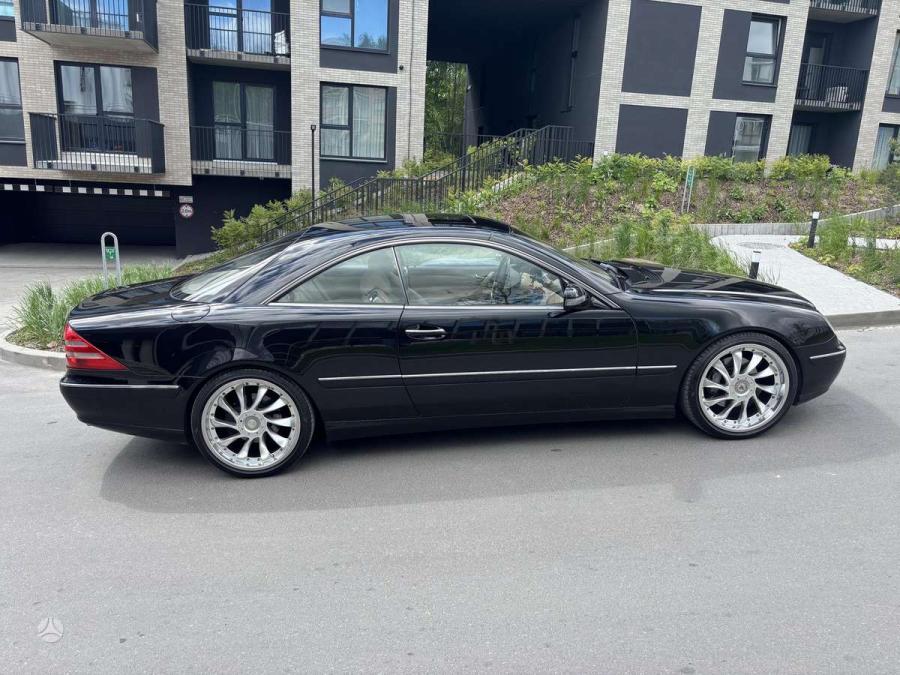 Melns Mercedes-Benz cl-500 2002 Viļņa, ar dzinēja tilpumu 5.00 L un nobraukumu 272 tūkst. km par 7000 €, foto 8 vietnē AUTOMOTO.COM.LV