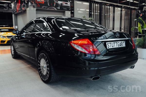 Black Mercedes-Benz cl-500 2006 in Riga, with an engine capacity of 5.50 L and mileage of 133 thousand km for 18500 €, photo 4 on AUTOMOTO.COM.LV